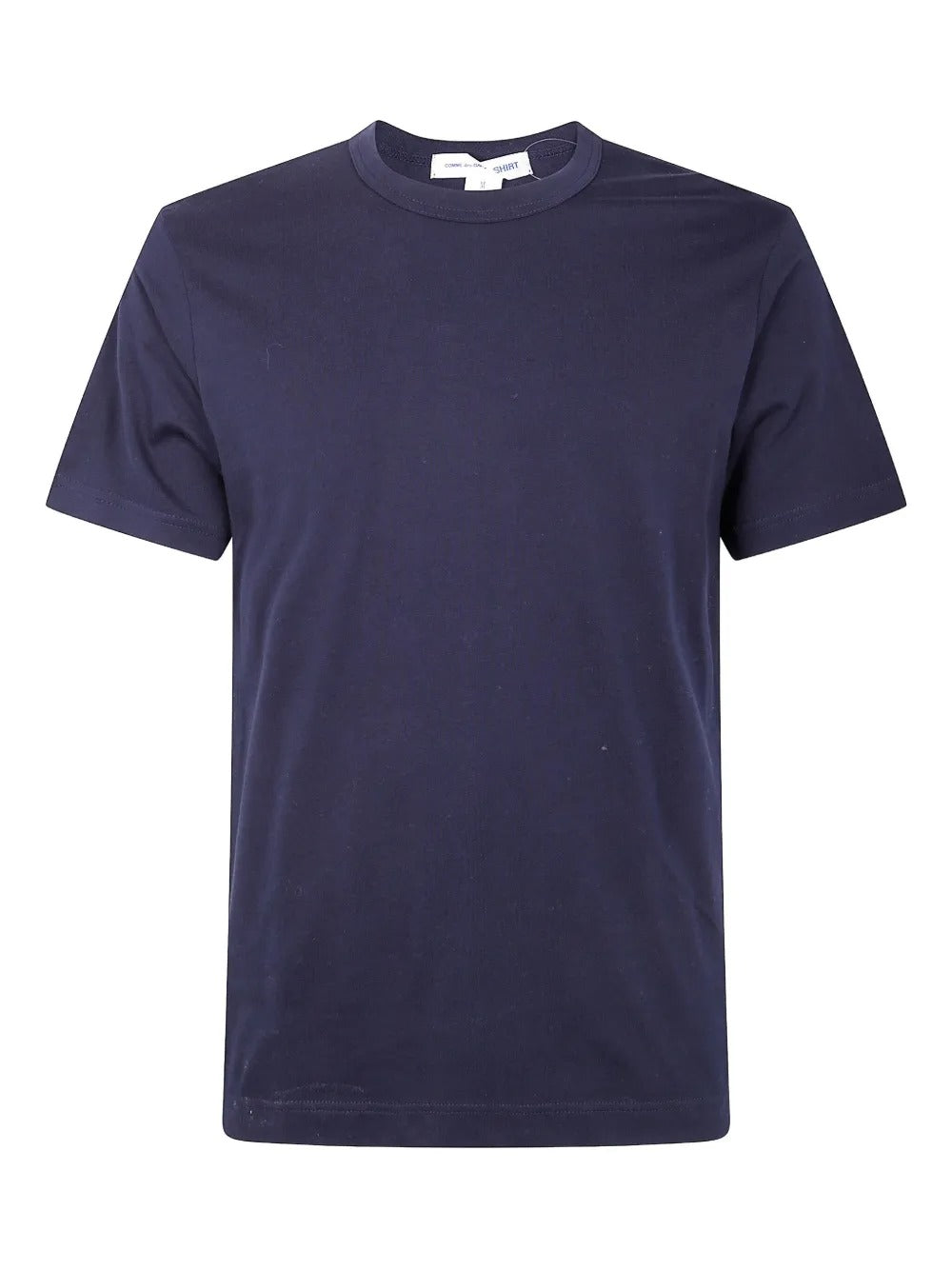 COMME DES GARÇONS SHIRT-back-logo cotton T-shirt-FZ T004 PER NAVY – Dope