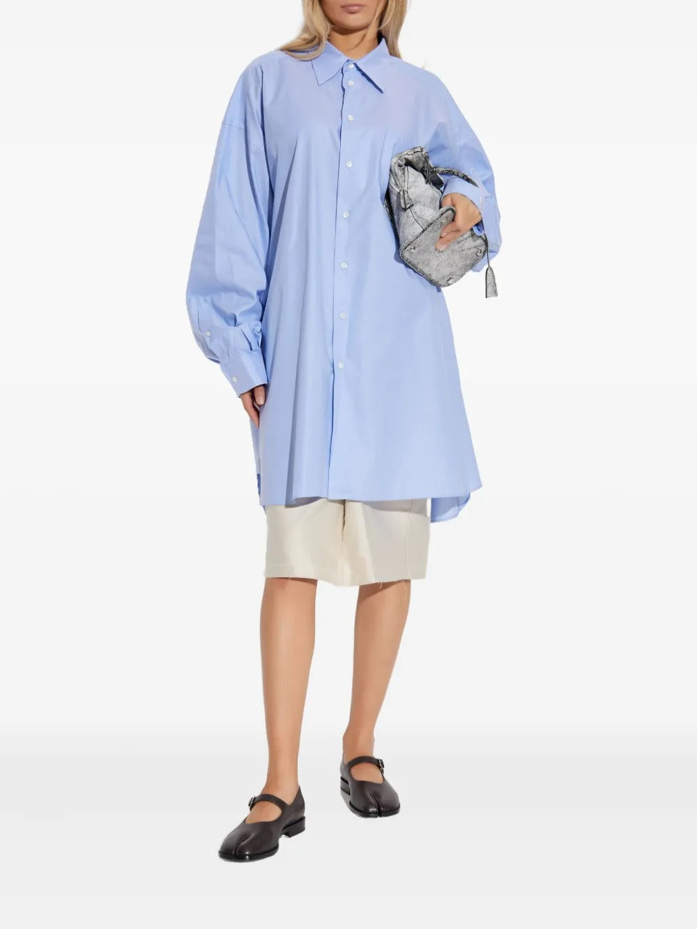 MAISON MARGIELA-balloon-sleeve cotton shirt-S29DT0007M35308 472 – Dope