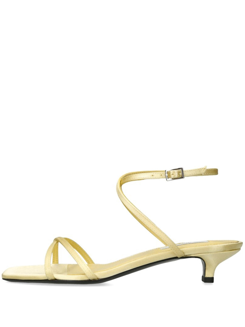 TOTEME-Satin Crossover Sandals-253WAS0243FB0227 PALE YELLOW 267 – Dope